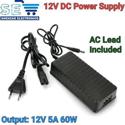 12v 5a 60w Ac To Dc Power Supply Power Adapter Darazpk