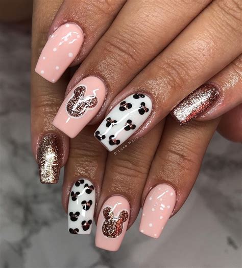 Acrylic Nail Designs Mickey Mouse At Charlene Ortega Blog