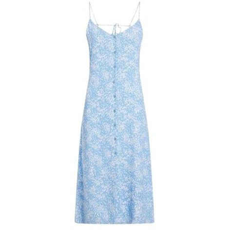 Calvin Klein Plava Cvetna Haljina