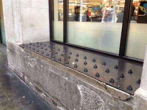 How Anti Homeless Architecture Excludes Rough Sleepers The Big Issue