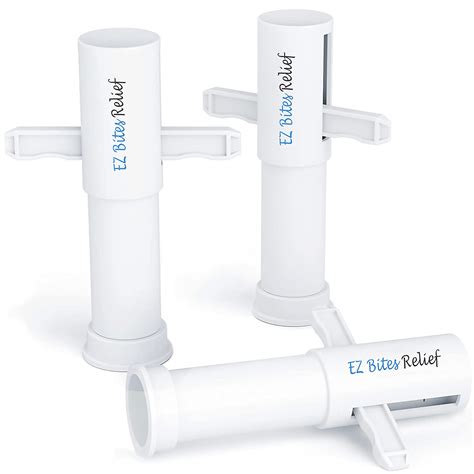 Ez Bites Relief Venom Extractor 3 Pack Bee Sting And Bite Suction Pump