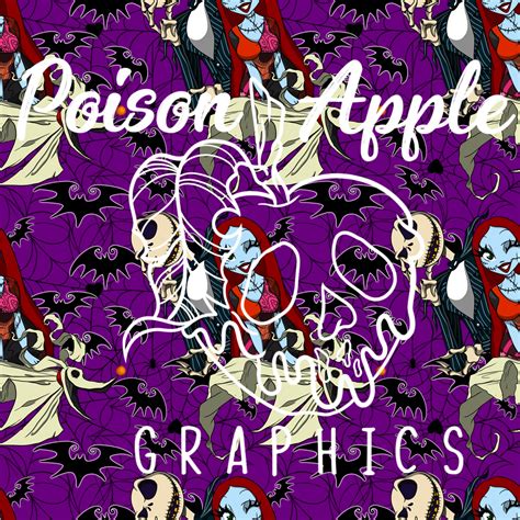 Jack Sally Seamless Pattern Etsy