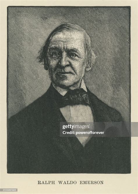 Ralph Waldo Emerson 19th Century High Res Vector Graphic Getty Images