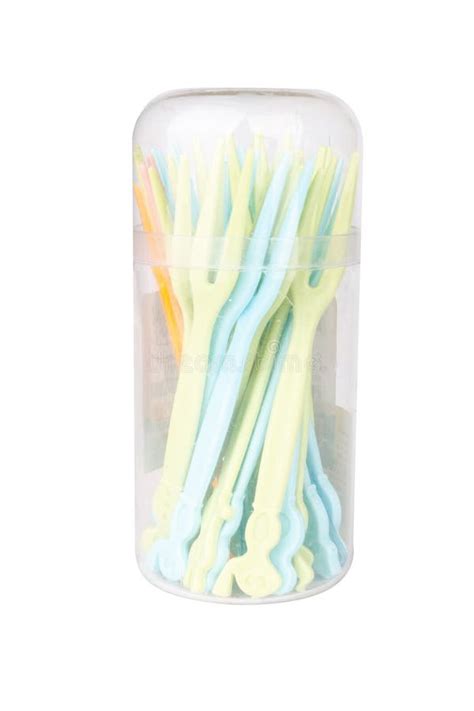 Toothpick Sweets Isolated On White Background Food Stock Image Image