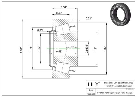 L44640 L44610 Ts Single Row Tapered Roller Bearings Imperial