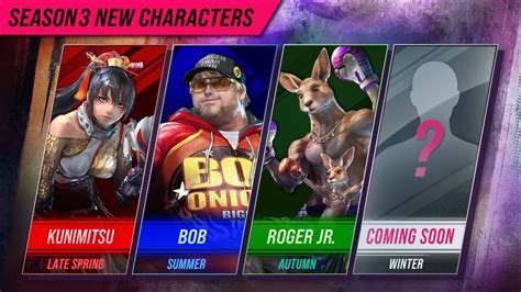 Tekken 8 Adding Bob Kunimitsu And Roger Jr In Season 3 February