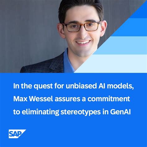 As Bias Plagues Ai Models Sap Says Will Ensure Genai Is Free From Stereotypes Iris Vanessa Barber