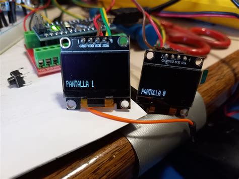 Problema Arduino Nano Con Dos Pantallas Oled Ssd1306 Solucionado Problema Arduino Nano Con Dos Pantallas Oled Ssd1306 Solucionado