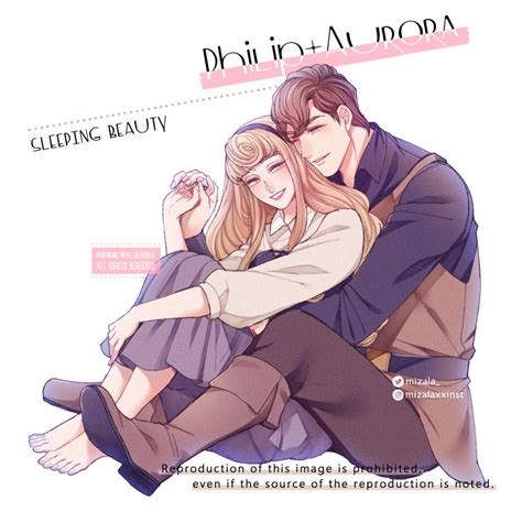 Safebooru 1boy 1girl Animification Aurora Disney Barefoot Blonde