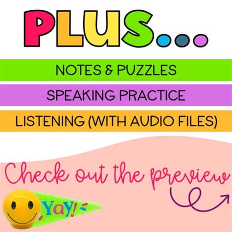 Grammar Mini Unit Bundle 1 French Grammar Lessons Print And Easel