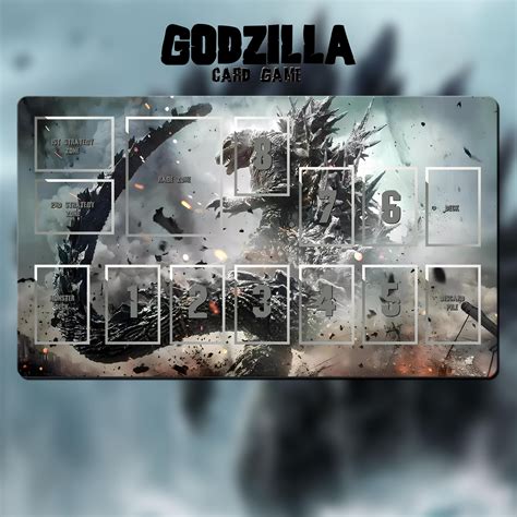 Playmat Godzilla Tcg Godzilla Minus One 24x 14 600 X 350 Mm Etsy