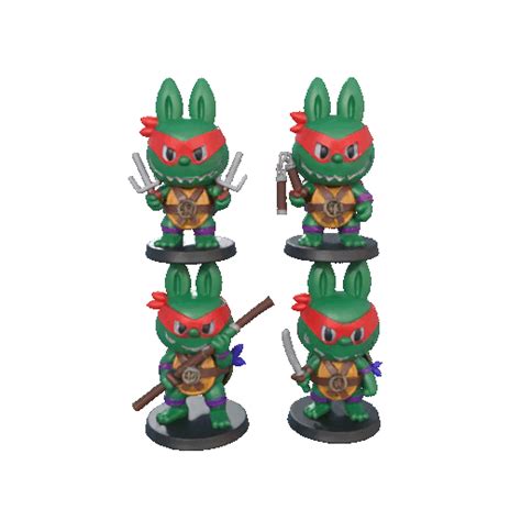 La Bubu X Teenage Mutan Ninja Turtle Mix Tmnt By Ocilirca Makerworld Download Free 3d Models