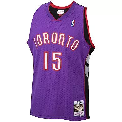 Mens Mitchell And Ness Vince Carter Purple Toronto Raptors Hardwood