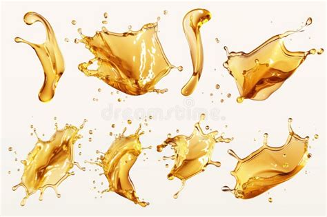 Close Up Of Liquid Splashes Stacking Up On Top Of Each Other Creating