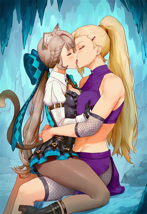 Rule 34 Abc 2girls Ai Generated Blonde Hair Breasts Cave Cavern