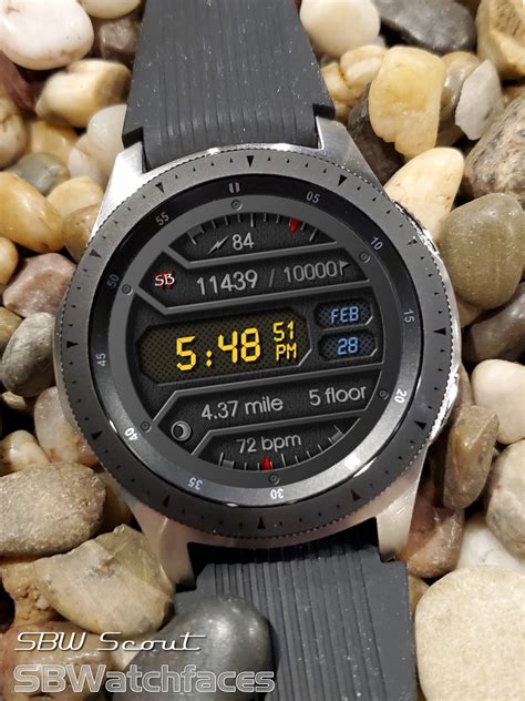 Sbwatchfaces New Digital Face Out Today Sbw Scout