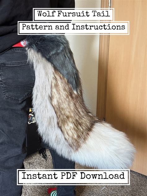 Wolf Fursuit Tail Sewing Pattern And Tutorial Etsy