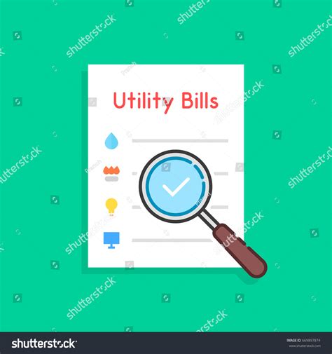 Flat Style Payment Utility Bills Icon Stock Vector Royalty Free 669897874 Shutterstock
