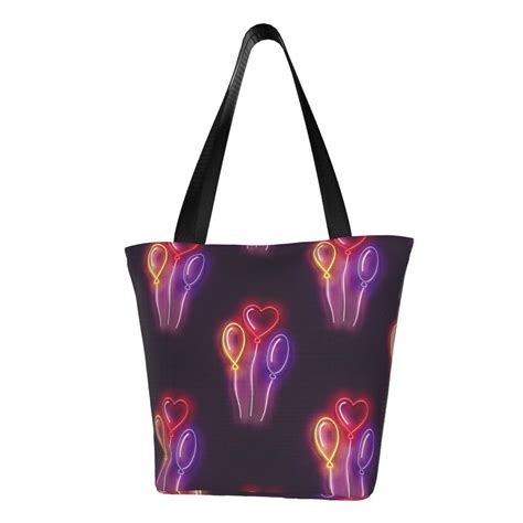 Tote Bag For Women Light Bulb Pattern Balloon Large Capacity Handbags