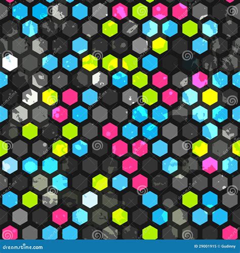 Abstract Cells Seamless Texture Stock Vector Illustration Of