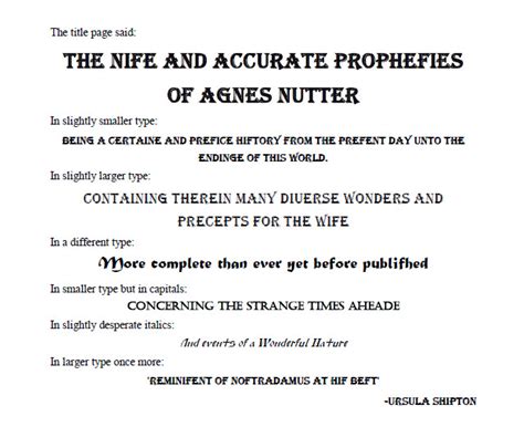All Prophecies Of Agnes Nutter In Good Omens The Book And Tv Show