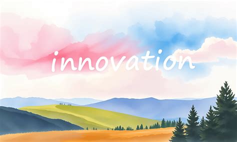 Watercolor Landscape With Innovation Theme Free Download Ai Scribbles