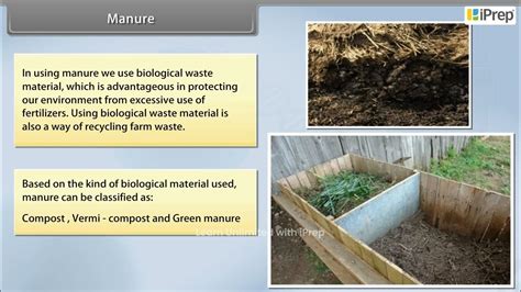 Manure Improvement In Food Resources Science Class 9th Iprep Youtube