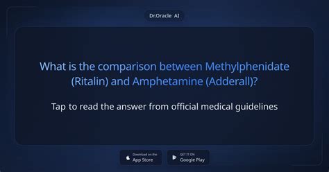 What Is The Comparison Between Methylphenidate Ritalin And