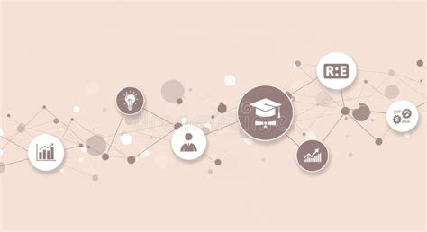 Education And Career Growth Network Conceptual Illustrating The