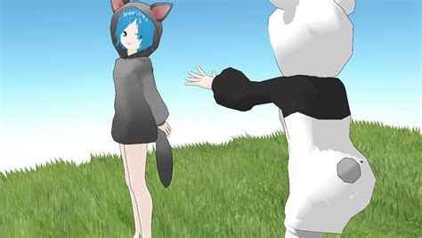 Mmd Wolf Selfmodel Dl By Minuznegative On Deviantart
