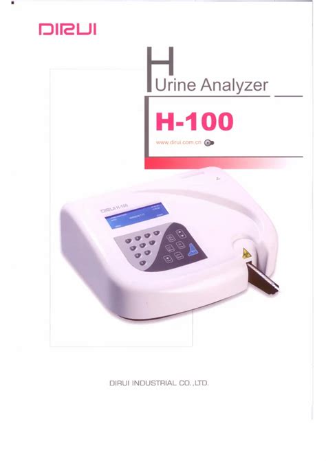 H 100 Urine Analyzer At ₹ 48000piece Urine Analyzer In Jaipur Id 2854907065288