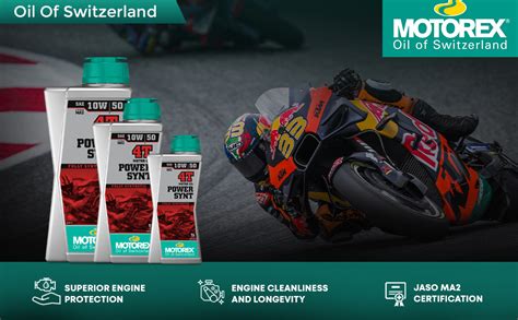 Motorex Power Synth 4t 10w50 Fully Synthetic Engine Oil 1 L Automarvels