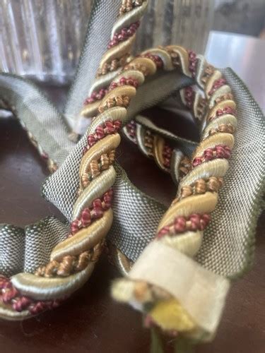 Decorative Lip Cording Trim Piping Sewing Trimland Red Green Gold 1