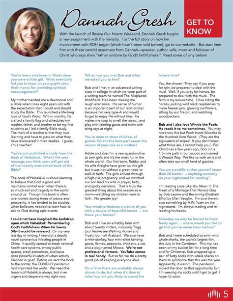 Dannah Gresh Ambassador Advertising