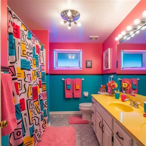 15 80s Bathroom Ideas For A Retro Revival