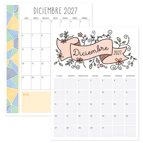 Calendario Diciembre 2027 · Pdf Para Imprimir