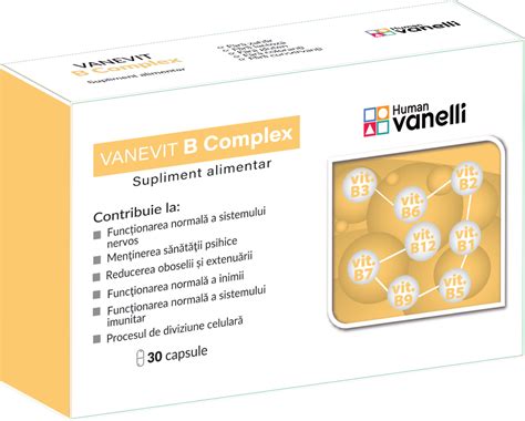 Vanevit B Complex Vanelli Human