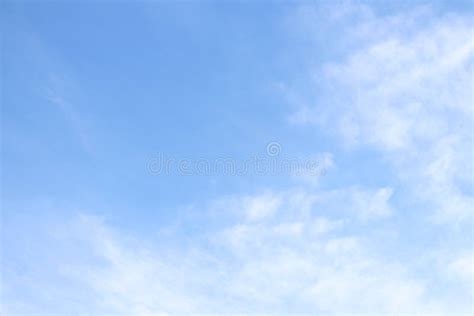 Fluffy Thin Coil Of Clouds Stock Image Image Of Presentation 249231031