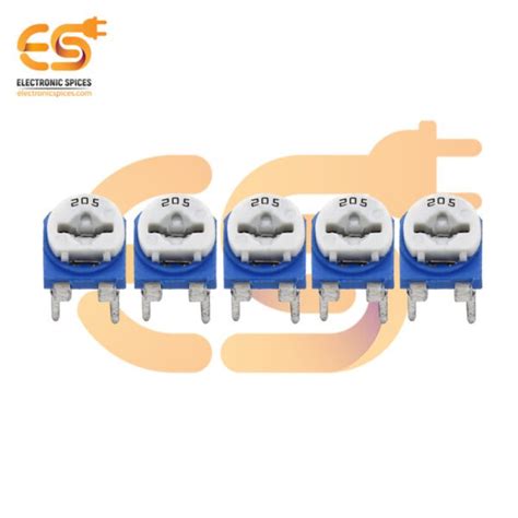 Buy 2m Ohm Ω Vertical Preset Variable Resistor Pack Of 5