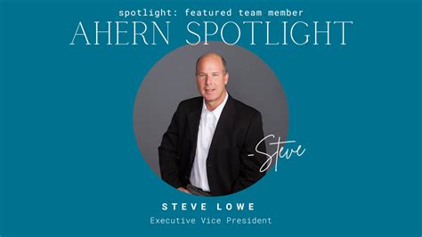 Ahern Insurance Brokerage On Linkedin Q And A With Evp Steve Lowe