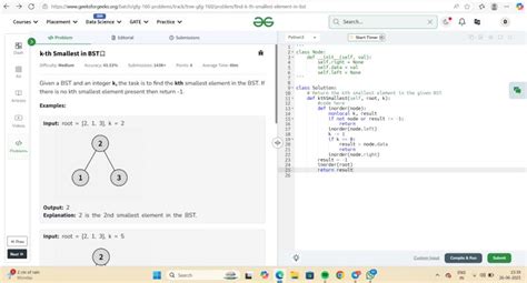 Geeksforgeeks Geekstreak2025 160daysofcode Gfg160 Codingjourney