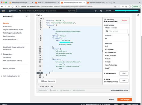 GitHub CssamLabs AWS Configuration S3 StaticWeb HostedZone