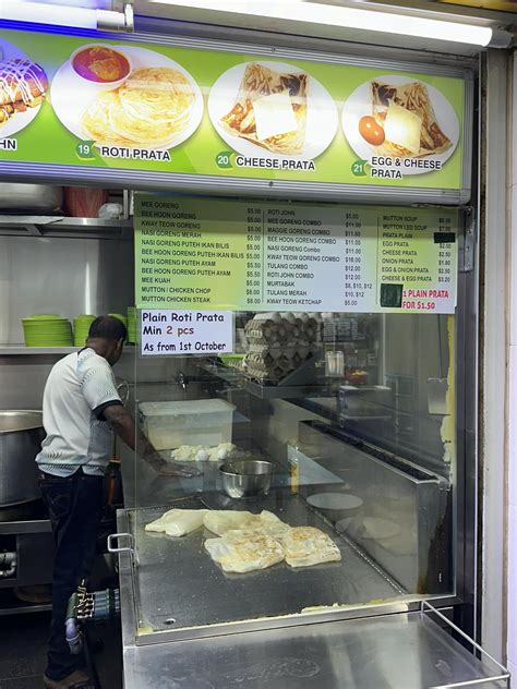 Customer Upset By Eunos Hawker Stalls S3 Charge For 2 Pieces Of Prata