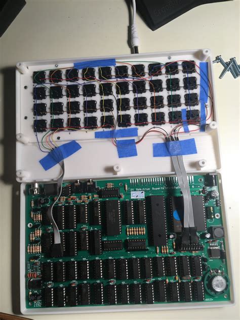 Zx Spectrum 48k Harlequin Case Mecanical Keyboard By Impalaengineer