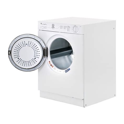 GRADE A2 - Indesit IS41V 4kg Compact Front Vented Tumble Dryer - Polar ...