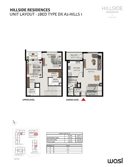 Hillside Apartment Duplex Penthouse And Sky Villa Floor Plan
