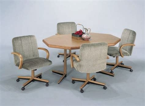 Rolling Chairs For Kitchen Table At Edward Tucker Blog