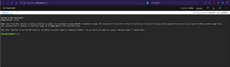 Using The Ibm Cloud Command Line Interfaces Clis Ibm Cloud