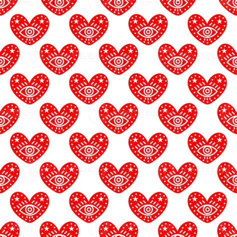 Seamless Heart Pattern 18930916 Png