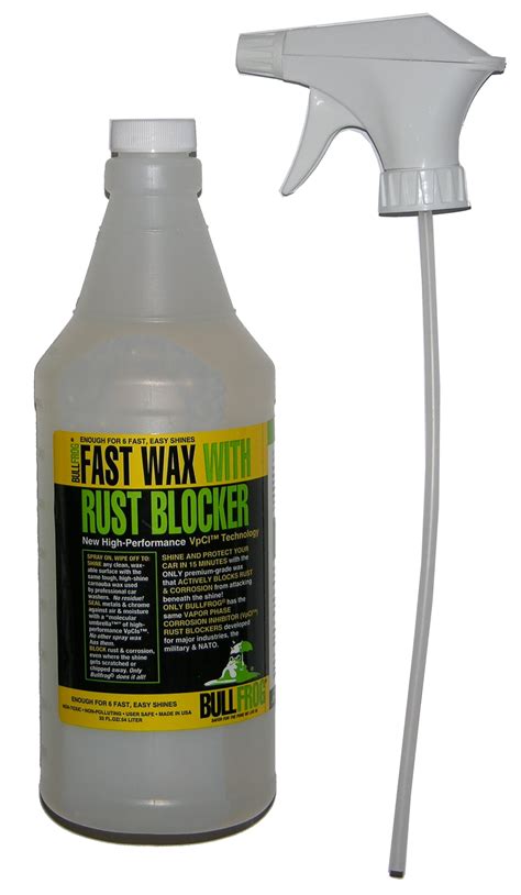 Bullfrog 98198 Fast Wax Spray With Rust Blocker New High Performance